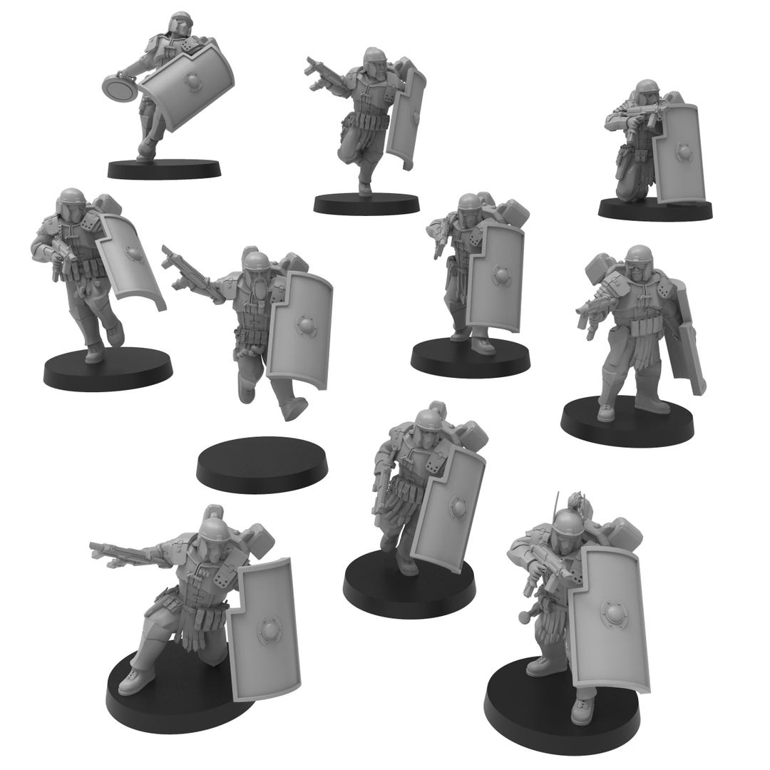 Roman Triarii Miniatures, Sci-fi Wargames Proxy by Thatevilone (set of ...