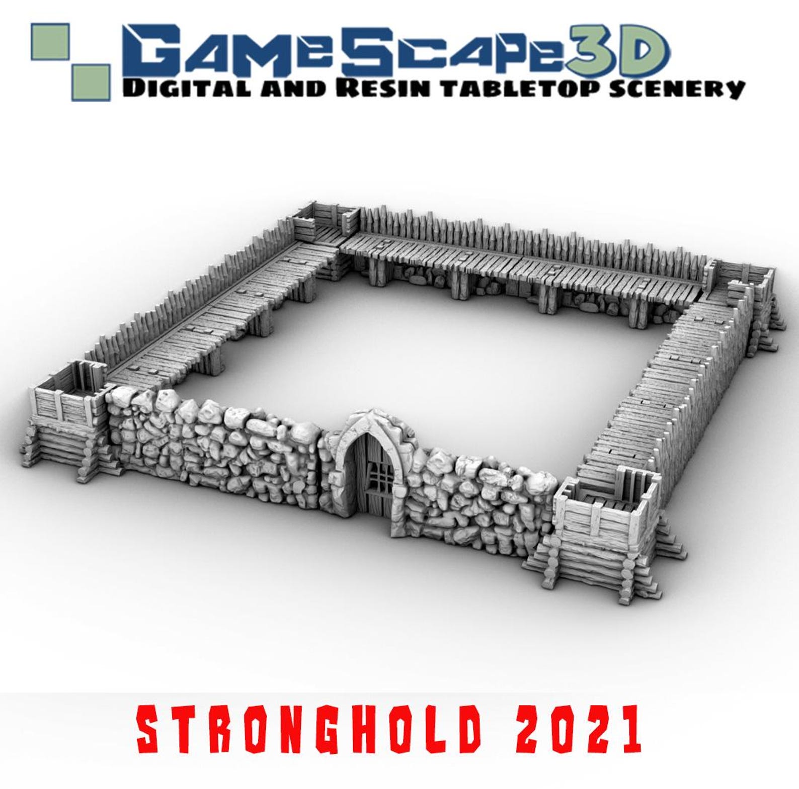 3D Printed Tabletop Stronghold – Wargame Terrain, RPG Scenery - Etsy