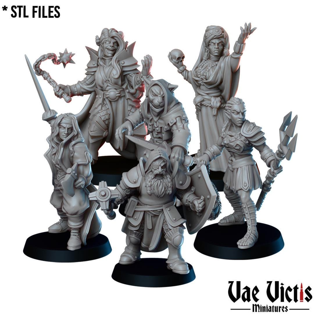 The Adventuring Party, Adventurers and Mercenaries by Vae Victis ...