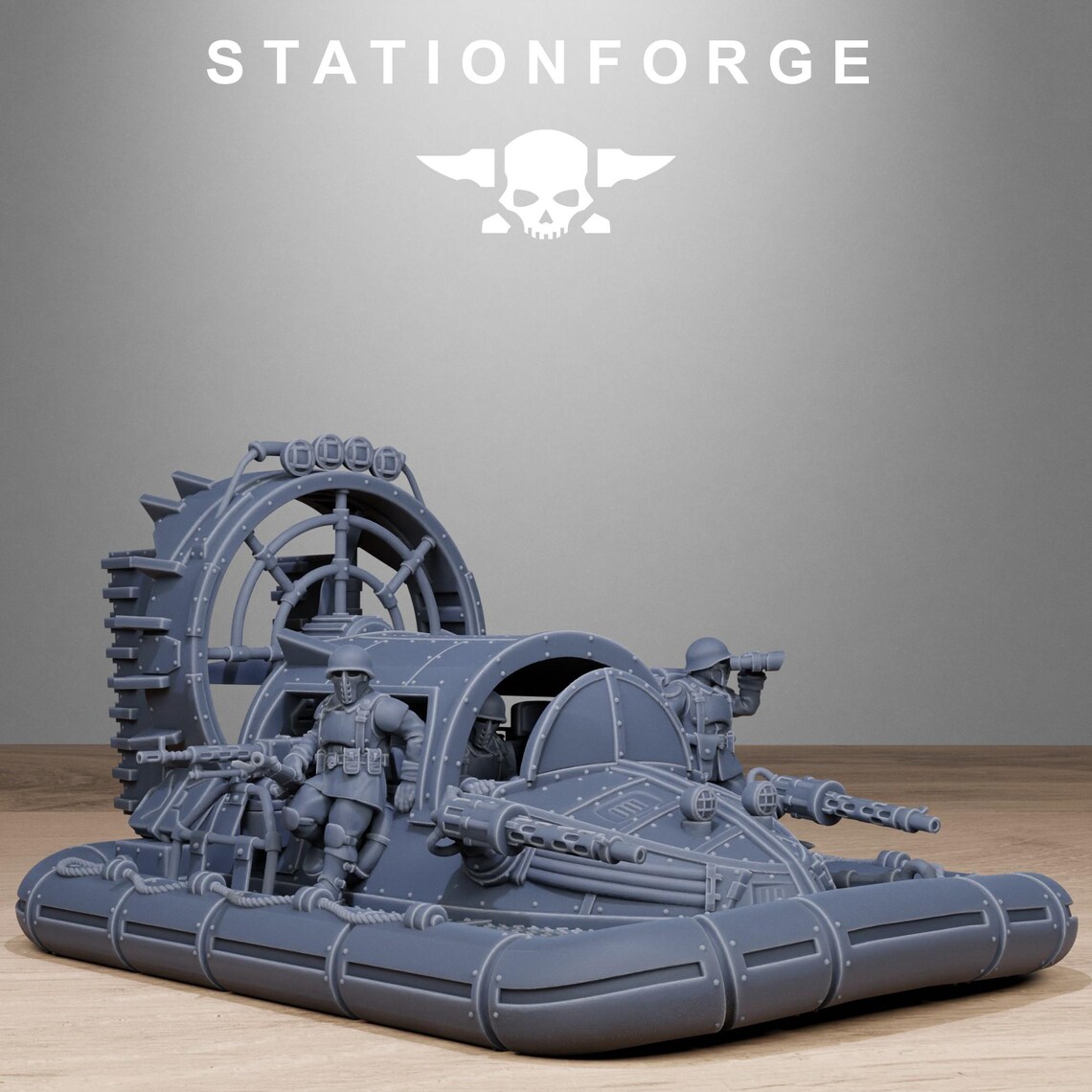 Freeguard Hovercraft, Modular Sci-fi Transport Vehicle by STATIONFORGE ...