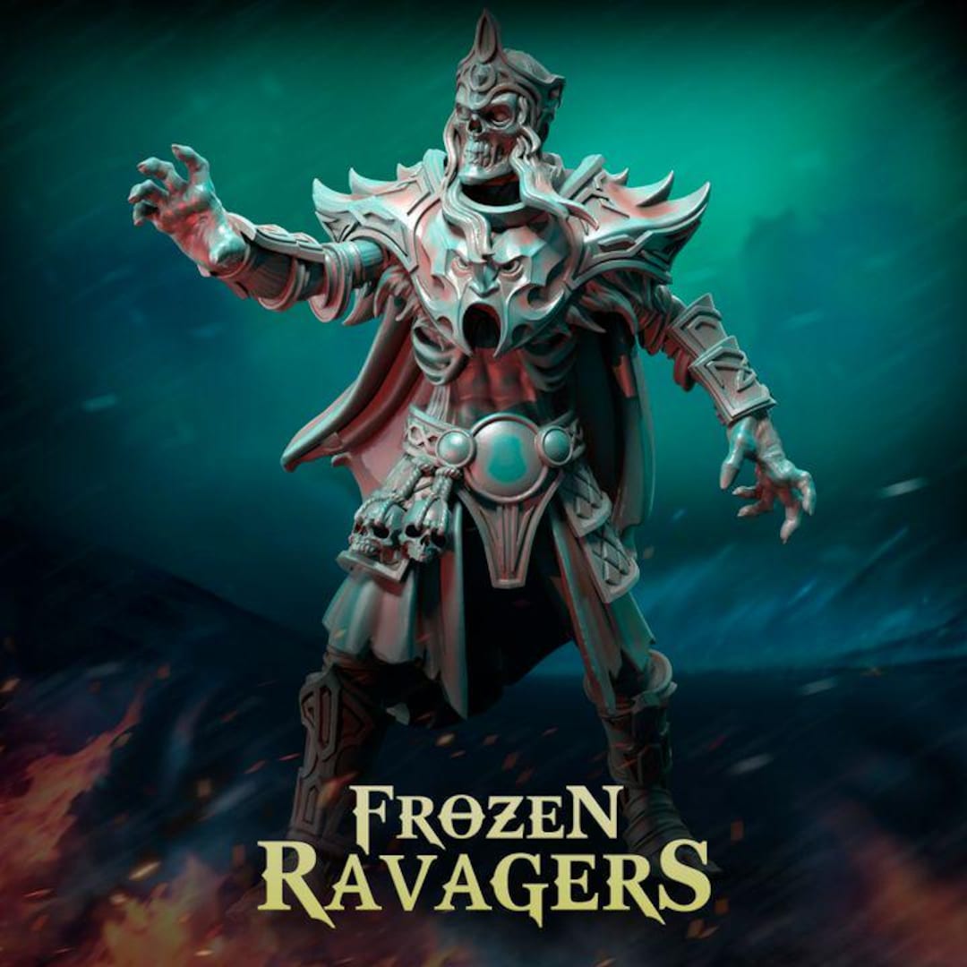 Frozen Mummy 1 by Punga Miniatures - Wargame Scale 3D Printed Miniature ...