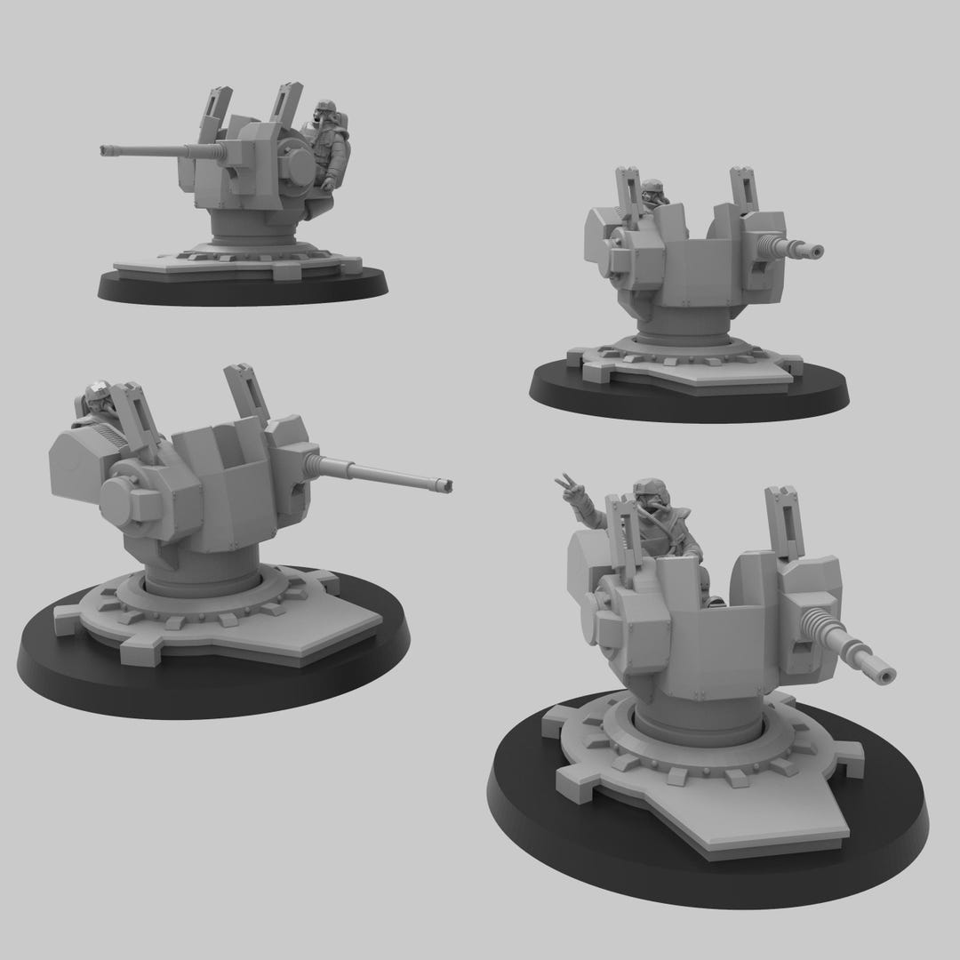 Heck Ghosts Heavy Support Platforms, Semi-modular Sci-fi Warriors by ...