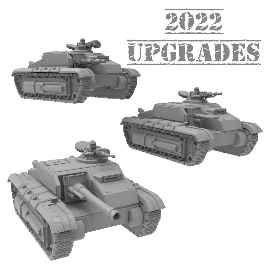 Roman M3 Augustus Garrison Tank, Multipart Modular Sci-fi Vehicle by ...