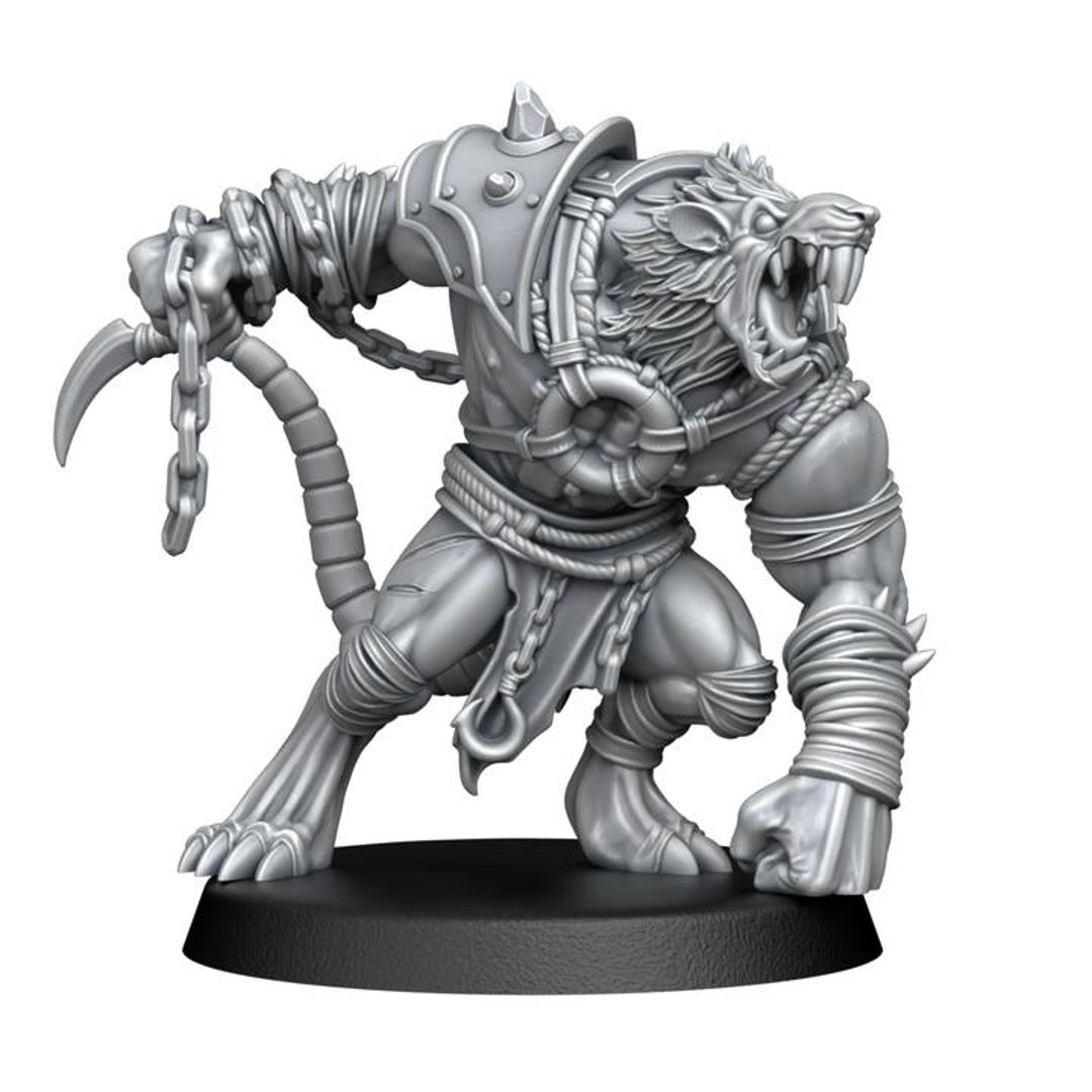 Grotz Rat Ogre by Punga Miniatures - Wargame Scale 3D Printed Miniature ...