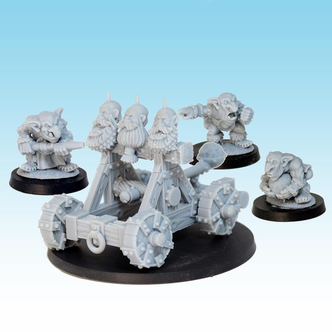 Goblin Catapult, Fantasy Skirmish Miniatures by Mom Miniatures, Perfect ...