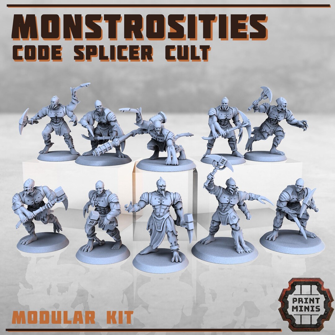 Monstrosities - Code Splicer Cult - Sci-fi Grimdark Splicers by Print ...