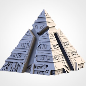 XENO PYRAMIDS 02 Modular Wargaming Space Pharaoh World Terrain by ...