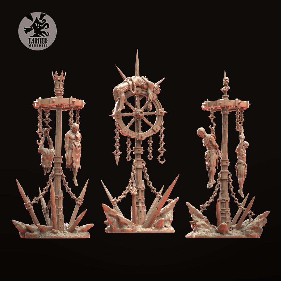 Executed Villagers, Chaotic Heretical Terrain Features Sculpted by ...