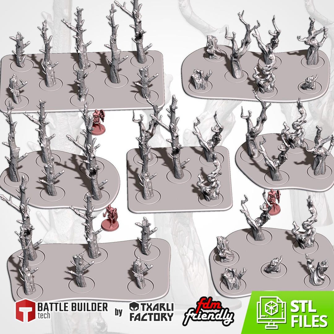 CLASSIC FORESTS Modular Wargaming Forest Terrain by Txarli Factory for ...
