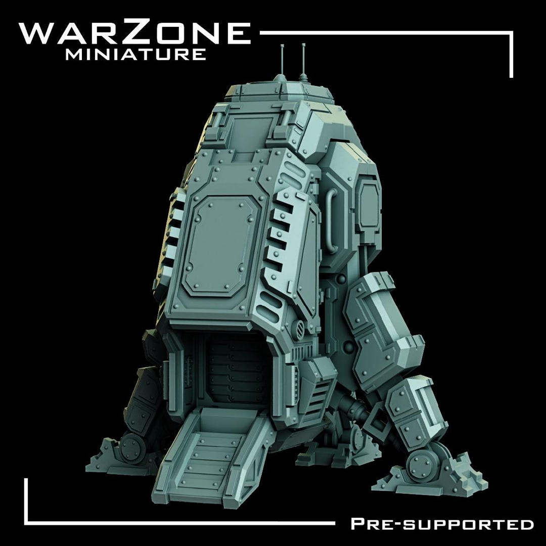 Sci-fi Lander Miniature, Capsule Gravlock Insertion Pod by Warzone - Etsy