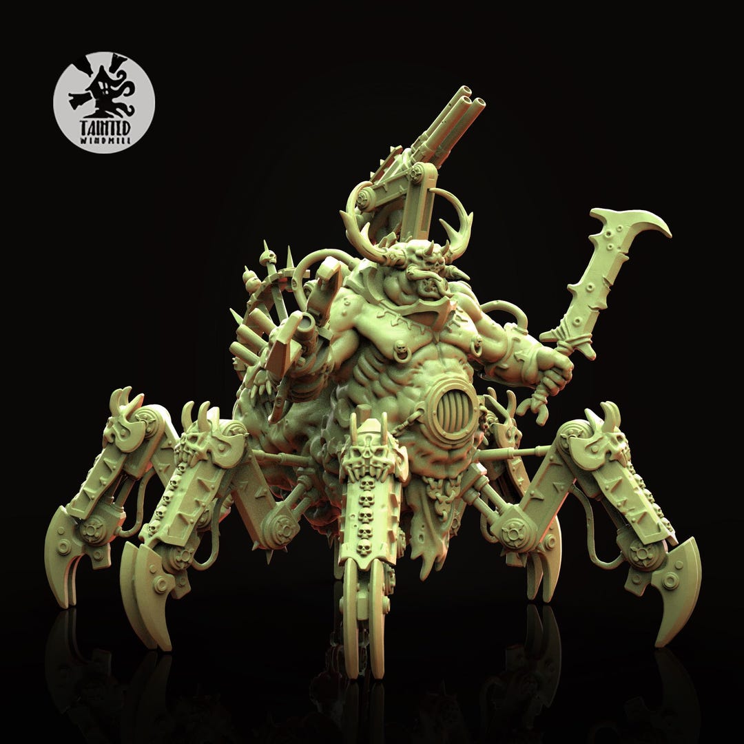 Bubonic Annihilator Walker, Chaotic Daemonic Monopose Miniatures ...