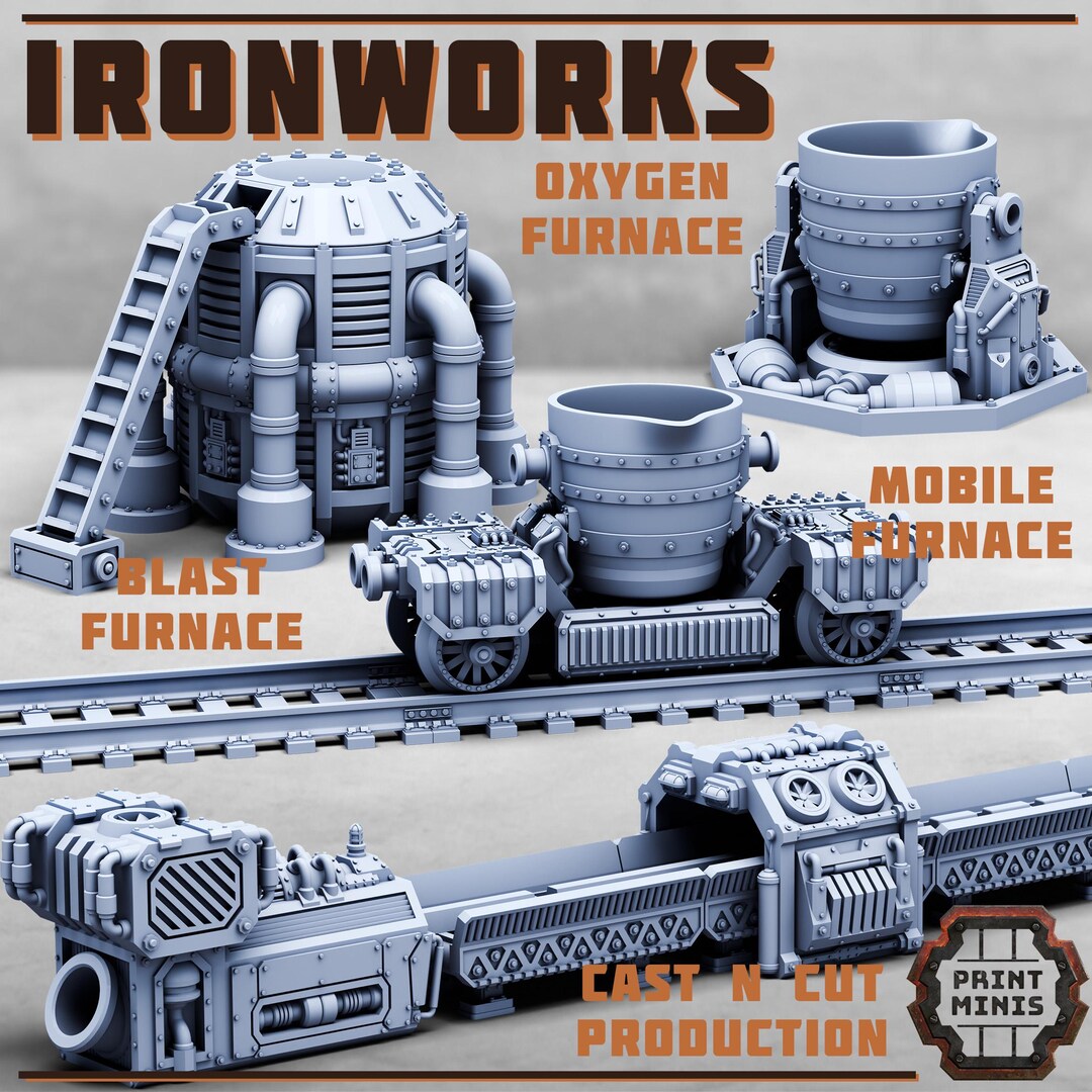 Forge Works - Ironworks Expansion - Sci-fi Space Industrial Terrain by ...