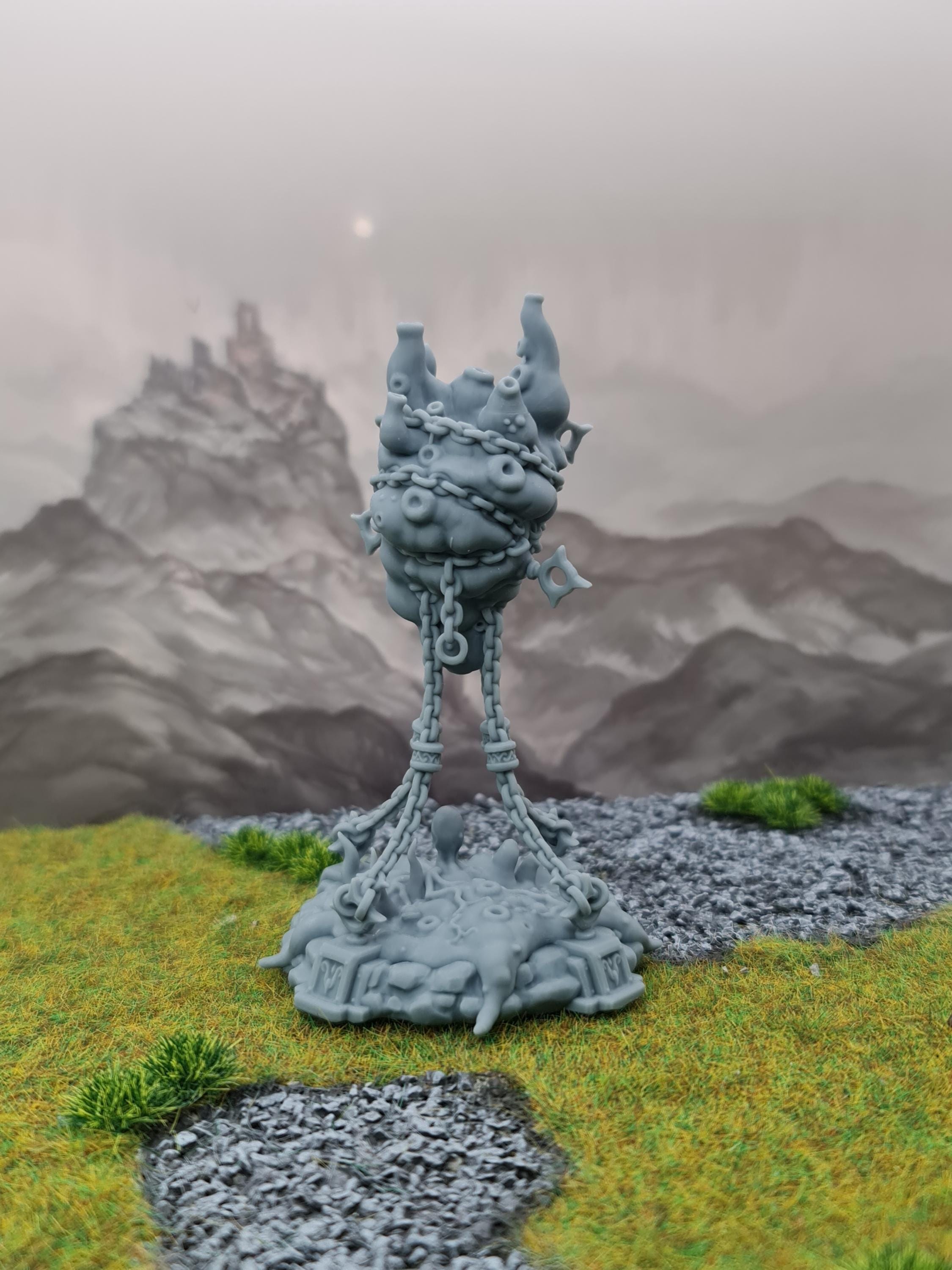 Cursed Giant Heart, Chaotic Daemonic Terrain Feature Sculpted by ...