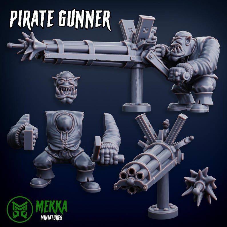 Orc Pirate Ship, Space-faring Orkish Menace Sculpted by Mekka ...