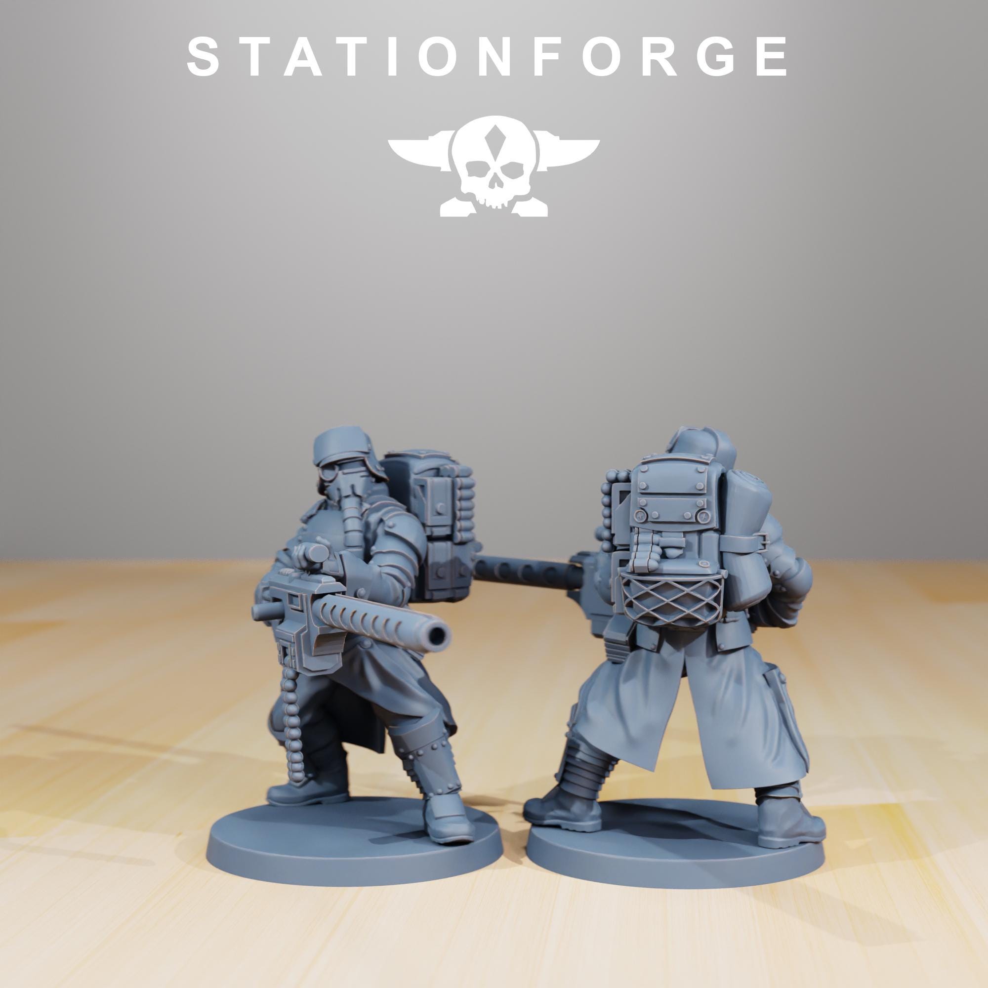 Grimguard - Armored Squad, Death Korps Proxy, Sci-fi Wargames ...