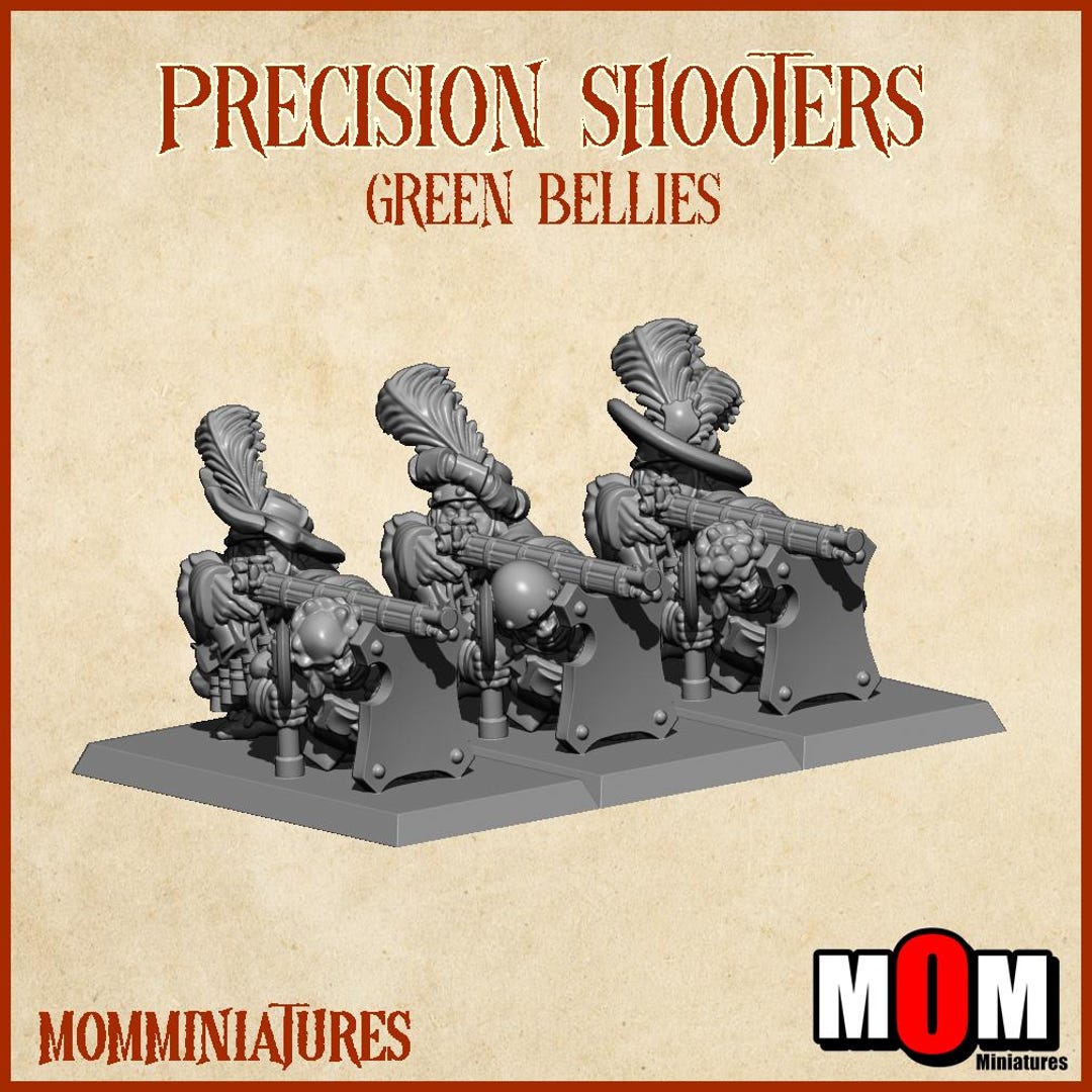 Halfling Precision Muskets, Green Bellies, Halfling Shire Defense Force ...