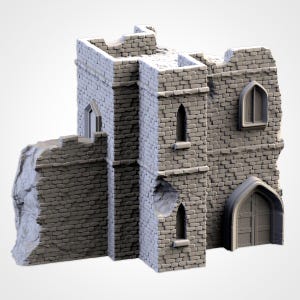 Modular RUINED CASTLE by Txarli Factory Fantasy Terrain Ruined Castle ...