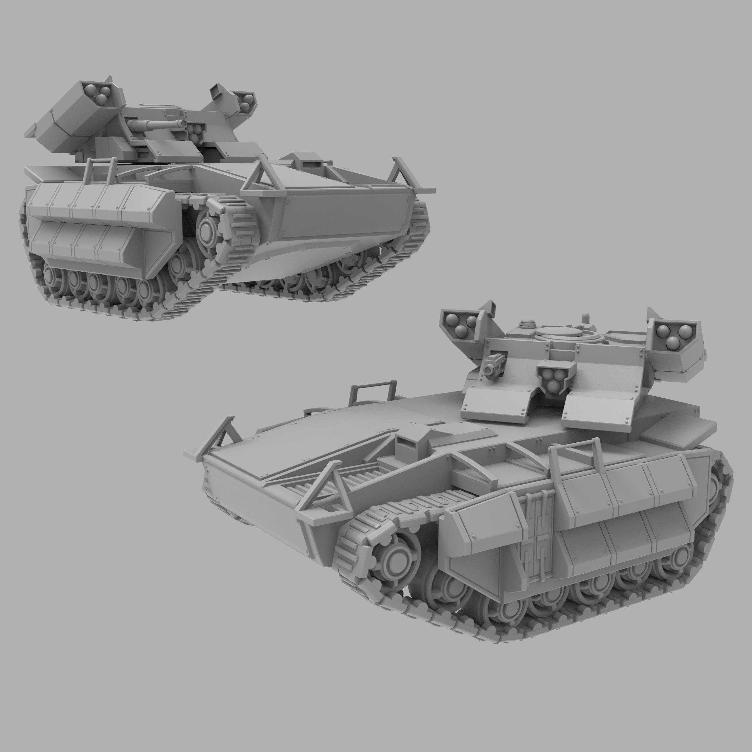 Heck Ghost Oppressor IFV, Modular Sci-fi Wargame Miniature by ...