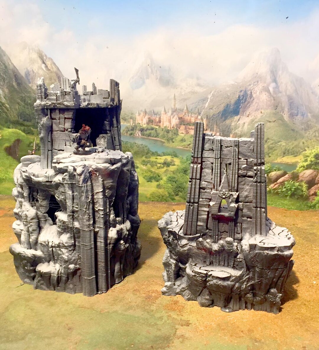 Dark Elf Tower Ruins by Gamescape3d - 3D Printed Tabletop Terrain ...