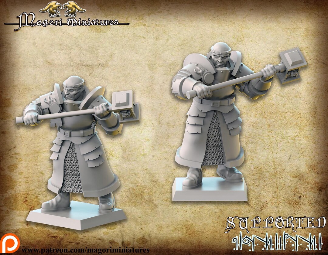 Priest of the Hammer God, Fantasy Skirmish Miniatures by Magori ...