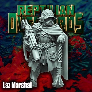 Laz Marshal, Guardsmen Character Miniatures by Reptilian Overlords - Etsy