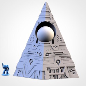 XENO PYRAMIDS 02 Modular Wargaming Space Pharaoh World Terrain by ...
