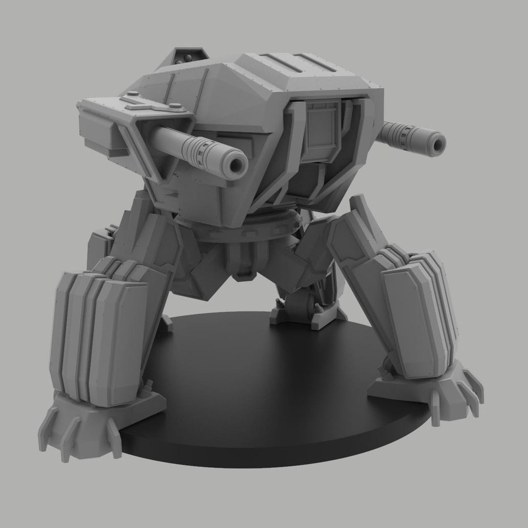 Mauler Personal Combat Walker, Modular Sci-fi Vehicle by Thatevilone ...