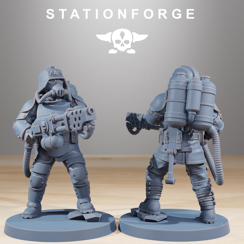 Grimguard Ironclads, Death Korps Proxy, Sci-fi Wargames Miniatures by ...