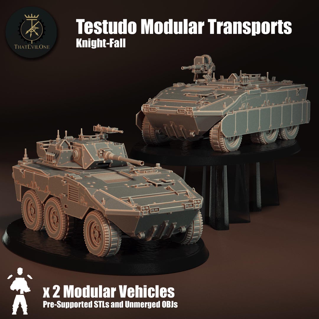 Testudo Modular Transports, Modular Sci-fi Vehicle by Thatevilone, Sci ...