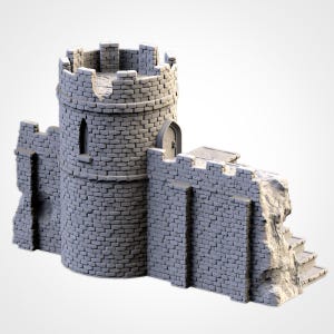 Modular RUINED CASTLE by Txarli Factory Fantasy Terrain Ruined Castle ...