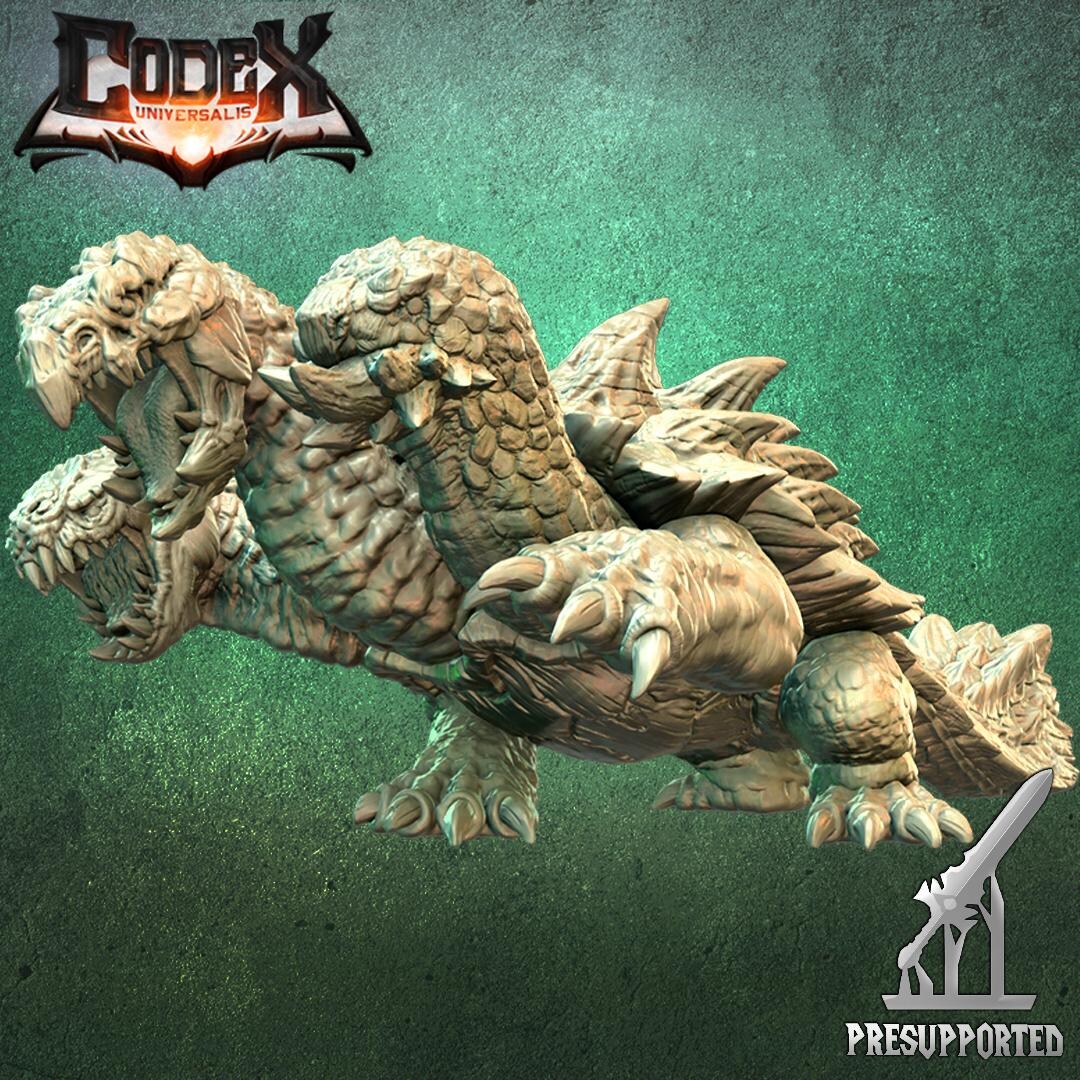 Hydra Turtle, Shielded Beast Miniature for Tabletop Roleplaying Games ...