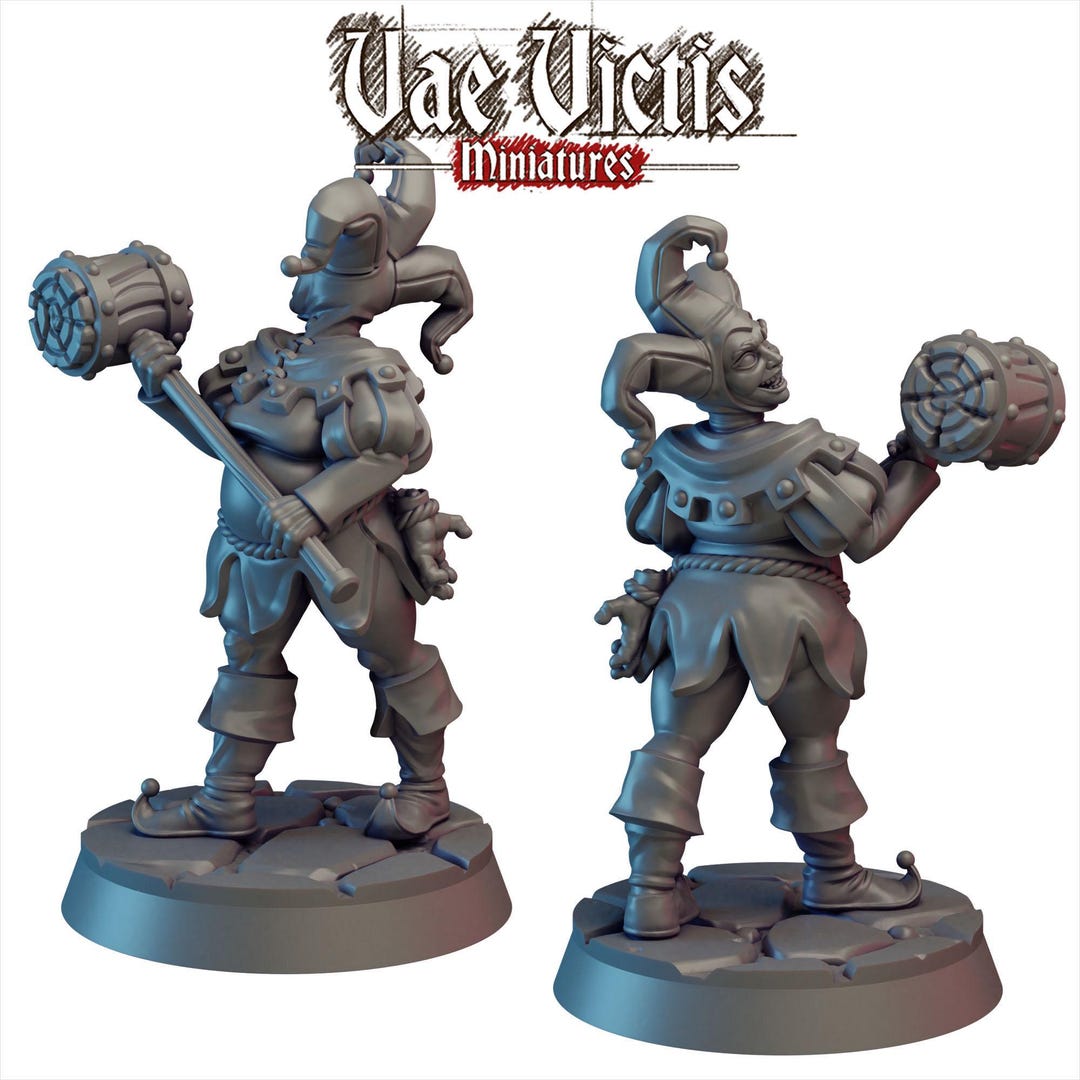 Evil Jester Miniature, Vae Victis Mercenary, Fantasy Wargame RPG - Etsy