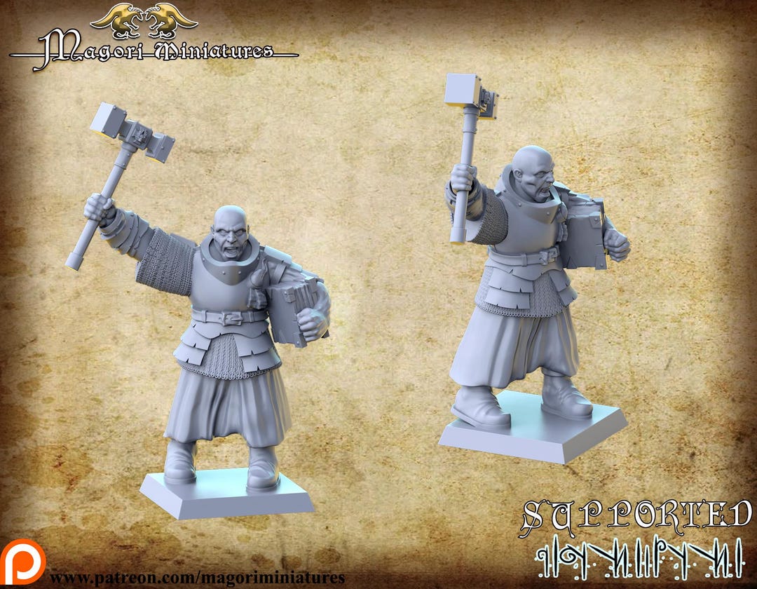 Priest of the Hammer God, Fantasy Skirmish Miniatures by Magori ...