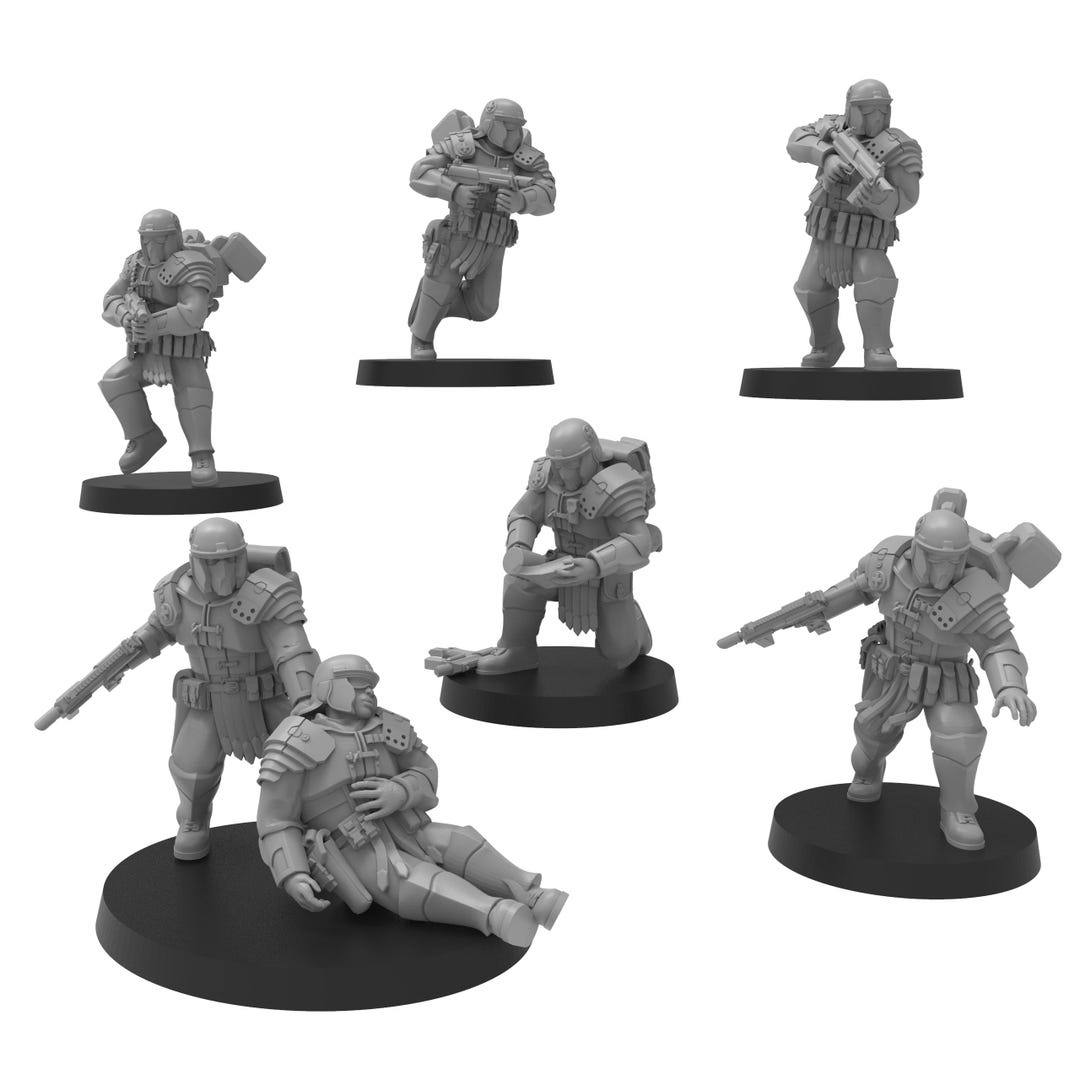 Roman Combat Medic Miniatures, Sci-fi Wargame Proxy by Thatevilone - Etsy
