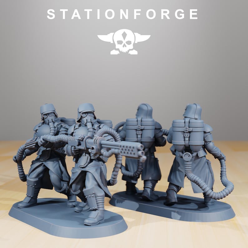 Grimguard - Armored Squad, Death Korps Proxy, Sci-fi Wargames ...