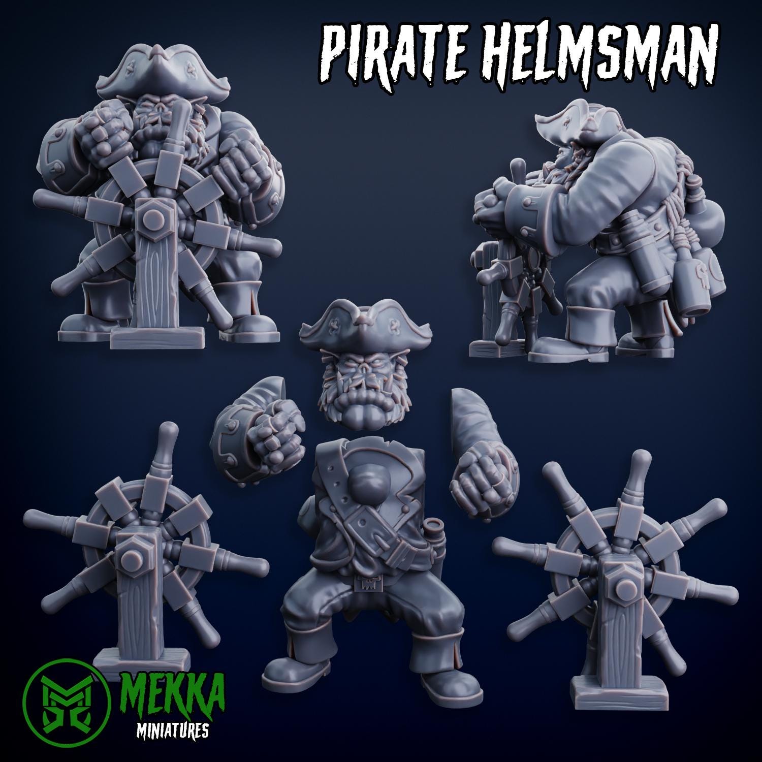 Orc Pirate Ship, Space-faring Orkish Menace Sculpted by Mekka ...