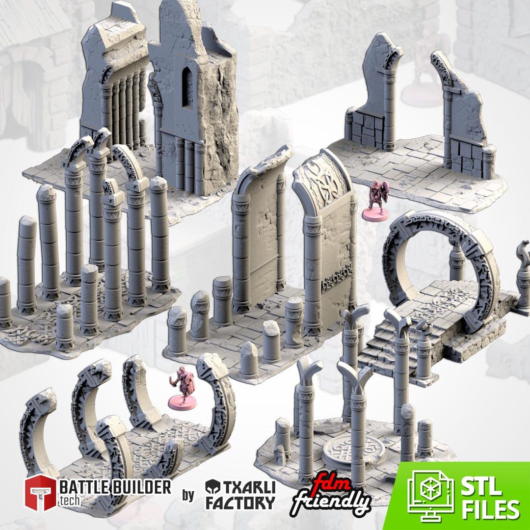 ANCIENT CIVILIZATION Modular Wargaming Ancient World Terrain by Txarli ...