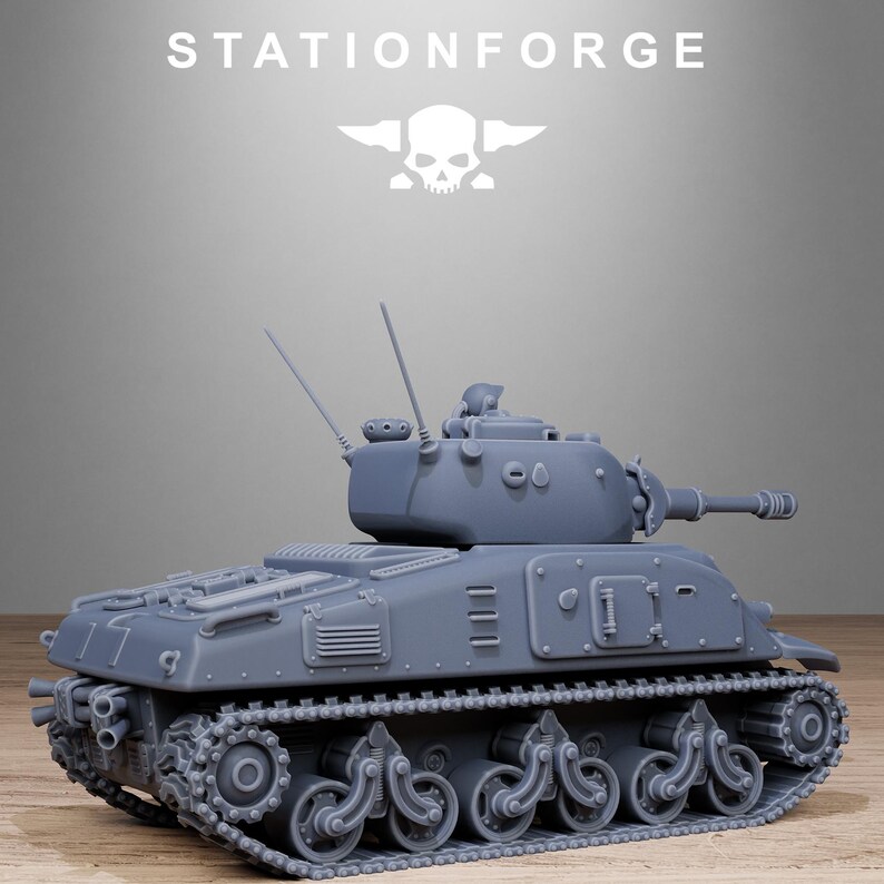 Freeguard Battle Tank - Grimguard Heavy Tank, Sci-fi Space Guard ...