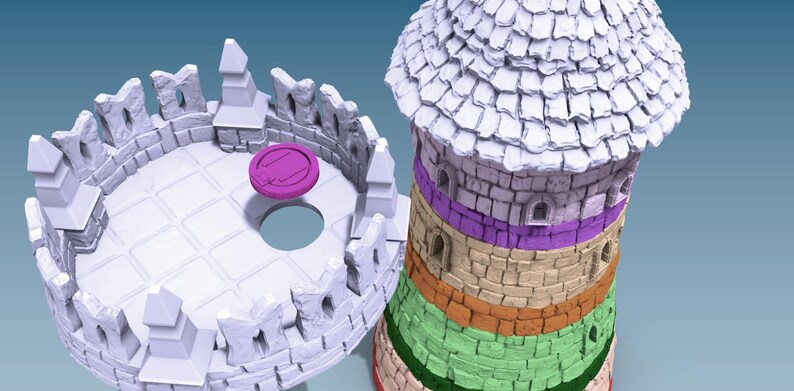 Watchtower With Ladder Access by Gamescape3d - 3D Printed Tabletop ...