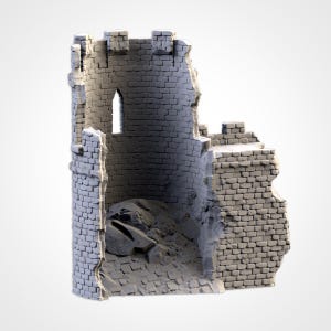 Modular RUINED CASTLE by Txarli Factory Fantasy Terrain Ruined Castle ...