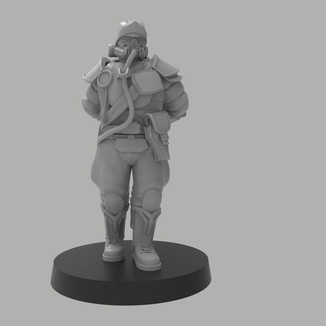 The Heck Ghosts Colonel , Semi-modular Sci-fi Commander Model by ...