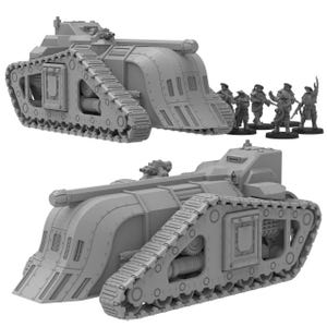 Tortoise Relic Transport, Modular Sci-fi Vehicle by Thatevilone, Sci-fi ...