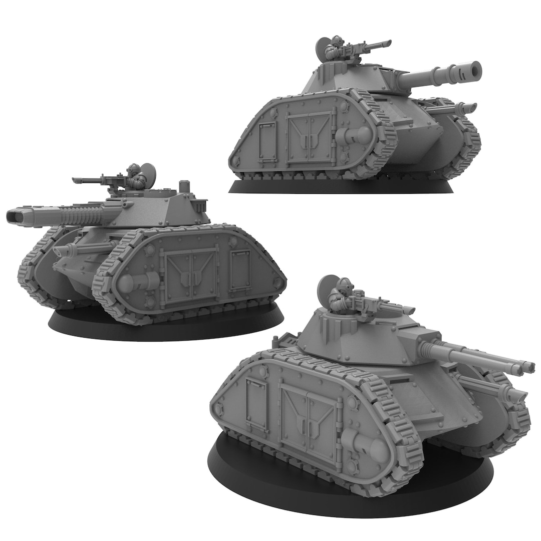 Smol Lunar Auxilia Brigand Tank, 8mm Scale Monopose Sci-fi Warriors by ...