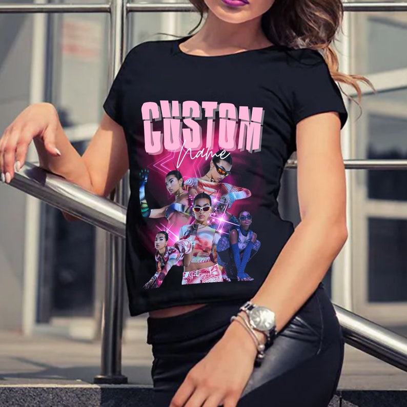 Editable Bootleg Shirt Template Canva, Custom Your Own Bootleg Rap Tee ...