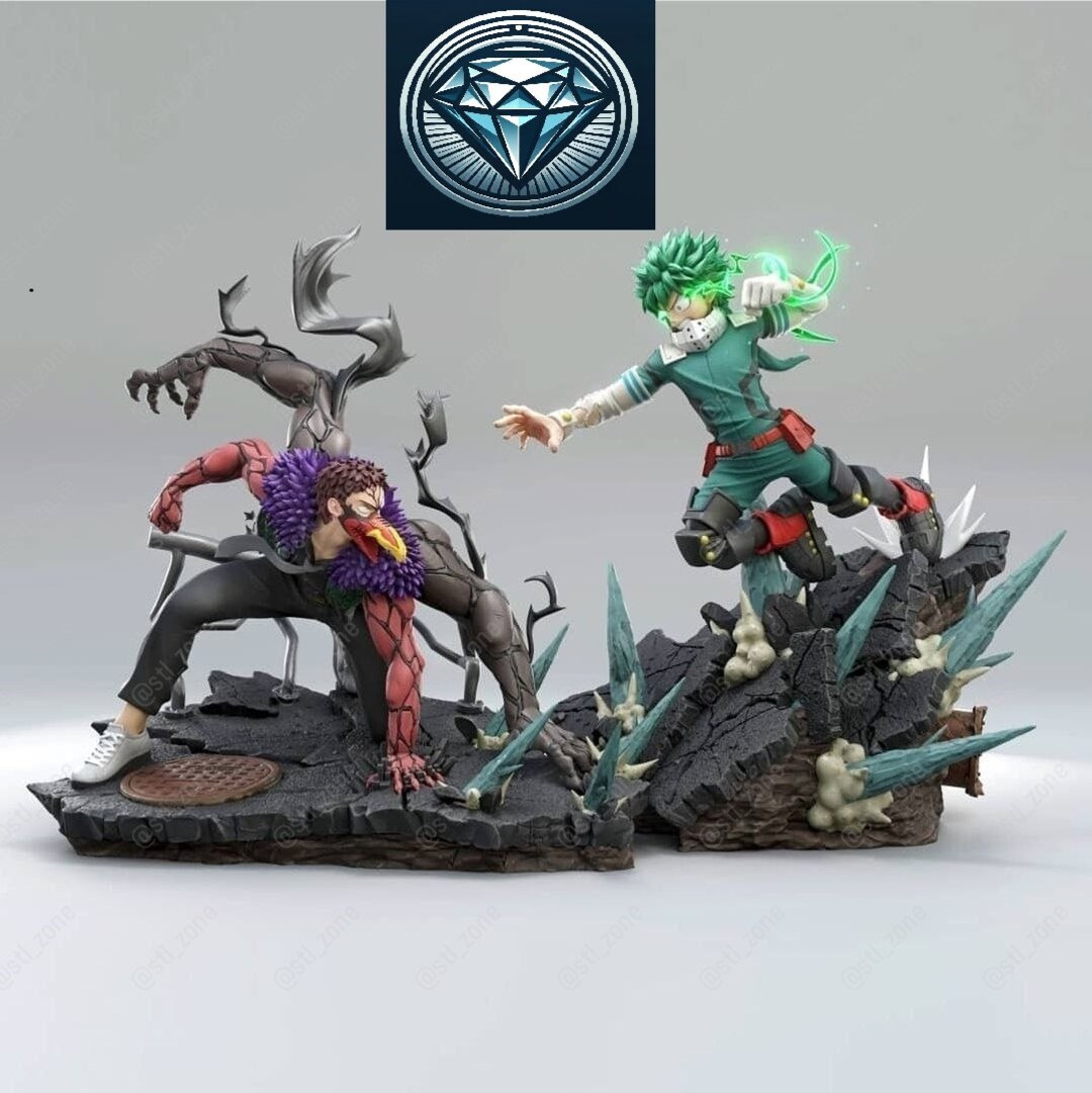 Anime Characters STL File 3D Printing Digital STL File - Etsy