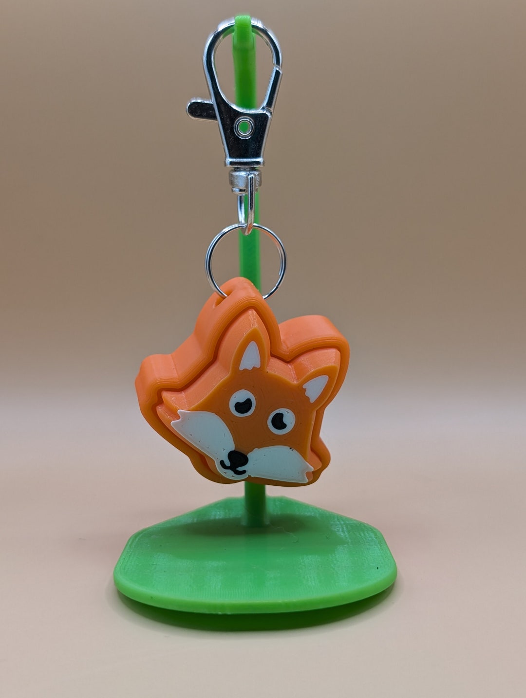 Fox Head Emoji Key Cap Clicker - 3D Printed Stim Fidget Clicky Key ...