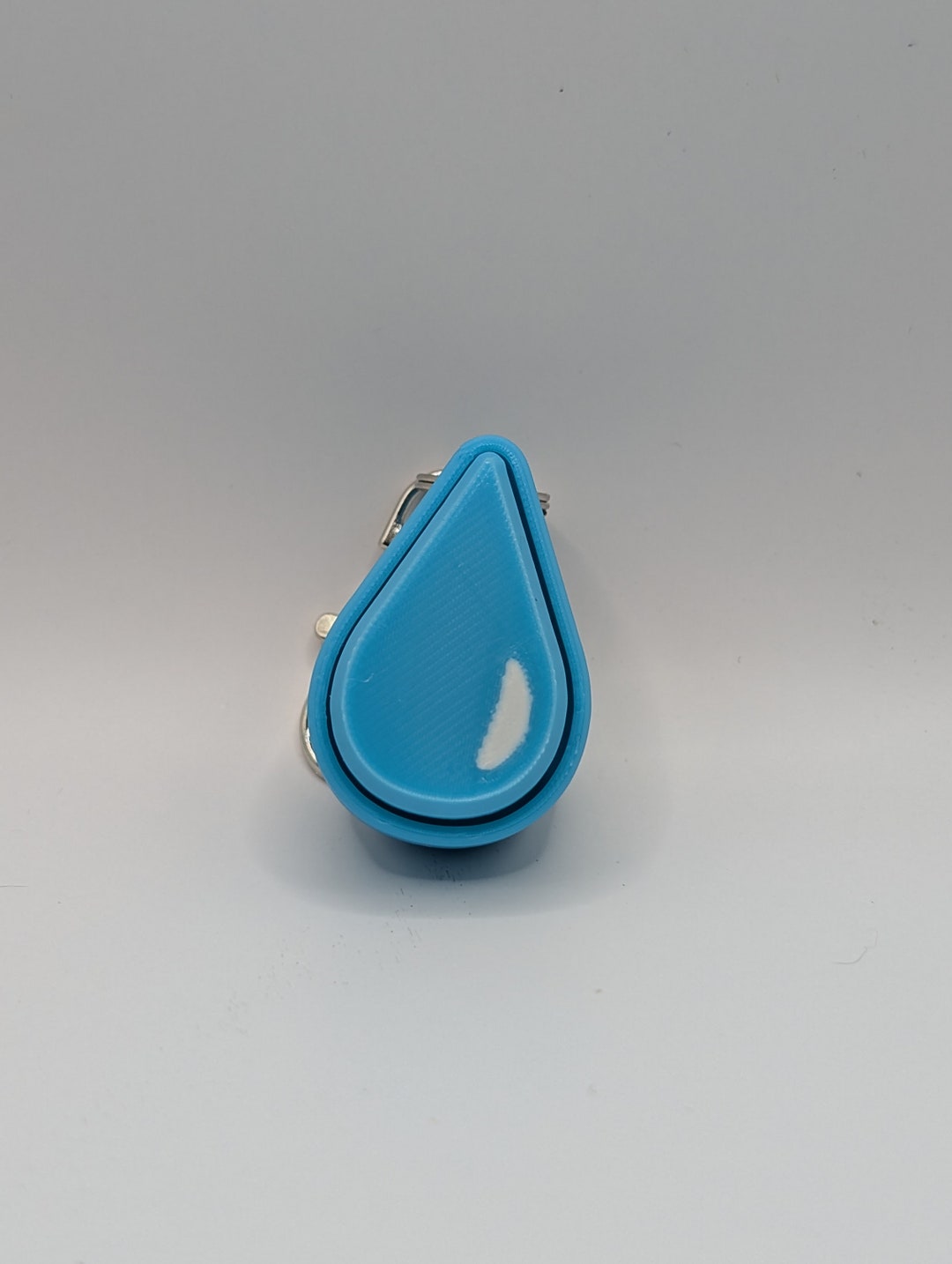Water Element Drop Droplet Emoji Key Cap Clicker - 3D Printed Stim Fidget Clicky Key Switch ...