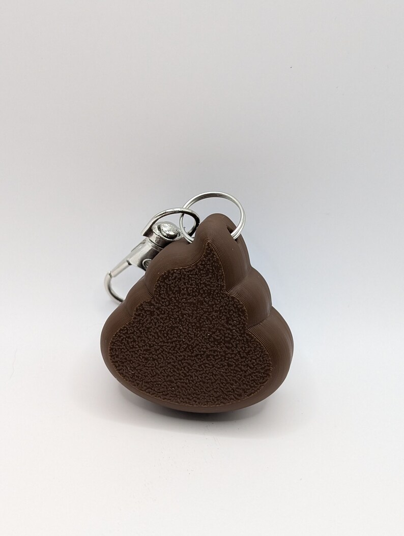 3D Printed Poop Emoji Fidget Clicker Keychain - Etsy