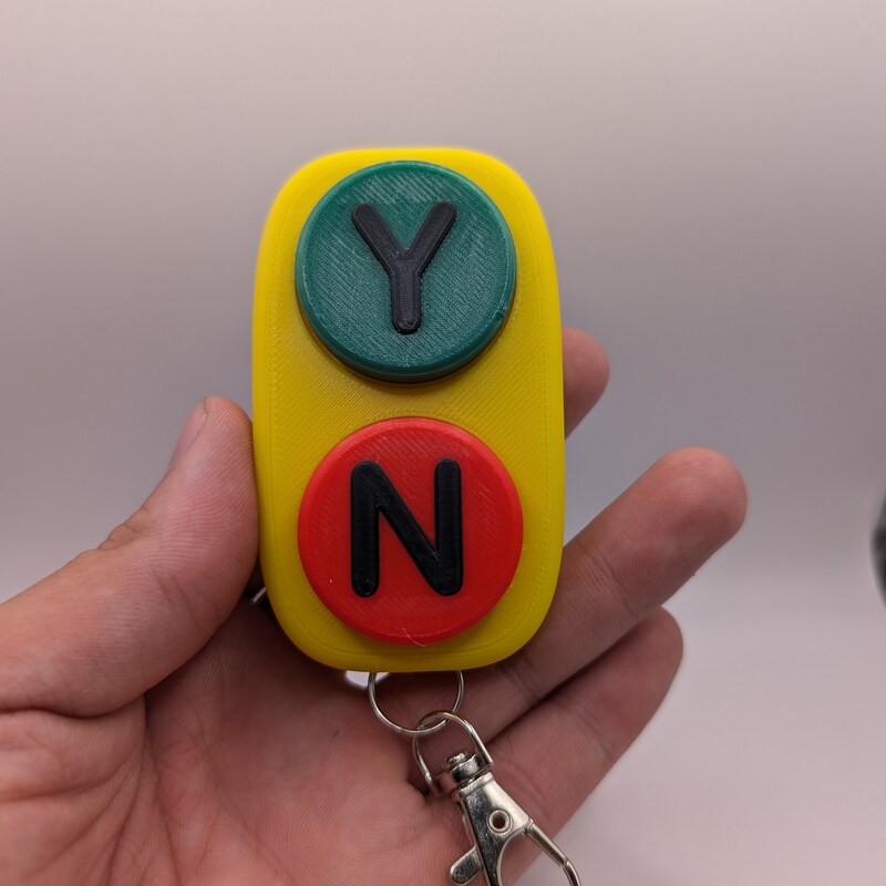 Bluey Yes No Button - Etsy