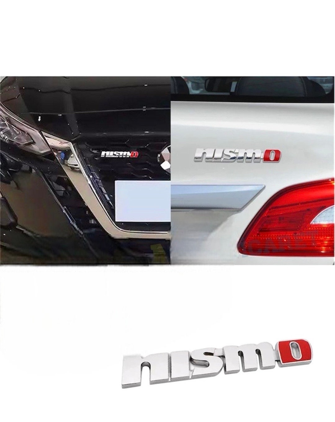 Nissan Nismo Logo Badge on Grille Luggage Set Emblem Stainless Steel ...